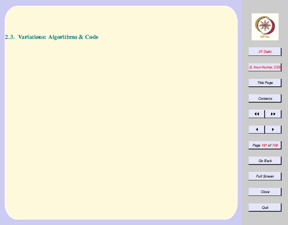 Introduction to Computer Science-19 - IIT Delhi S. Arun-Kumar, CSE ...