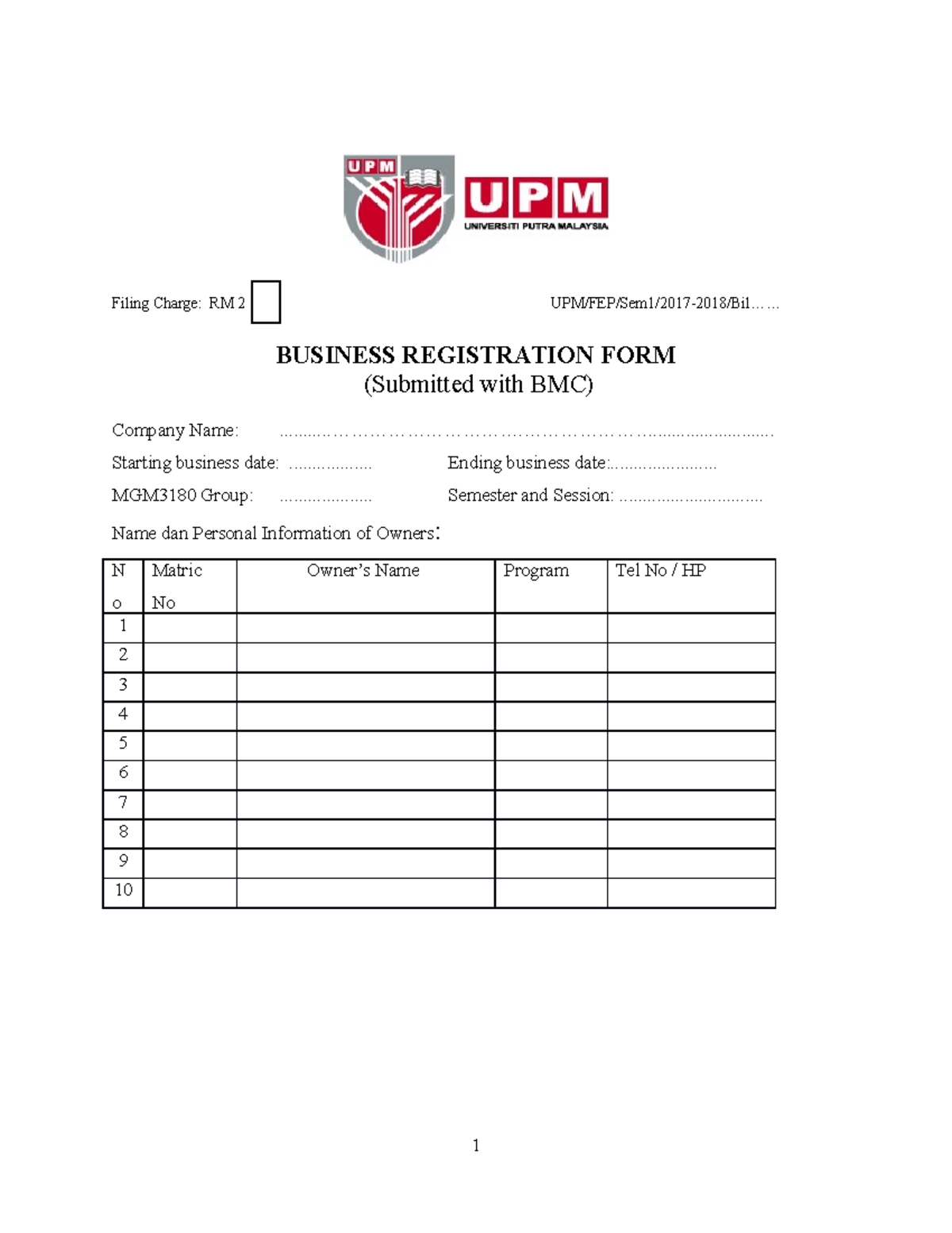 4. Business Proposal Form with BMC (1)-Buss Registration Form - Filing ...