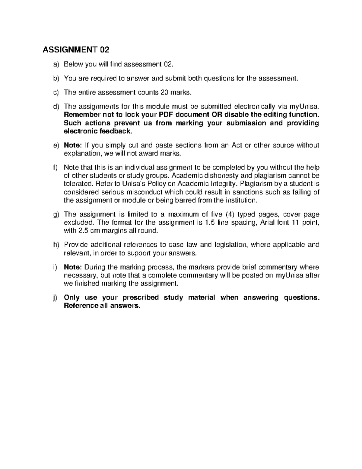 Assignment 02 BAN5901 - ASSINGMENT NO 2 - ASSIGNMENT 0 2 a) Below you ...