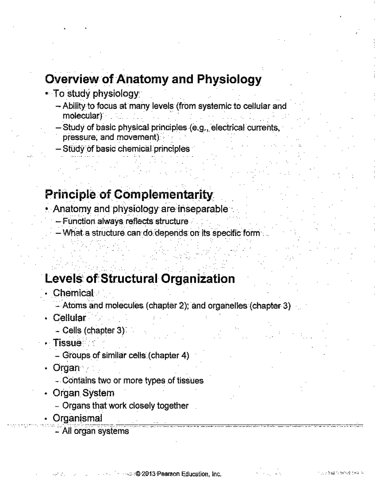 Ch 1 Overview - AP I DR MC - BIO111 - Studocu