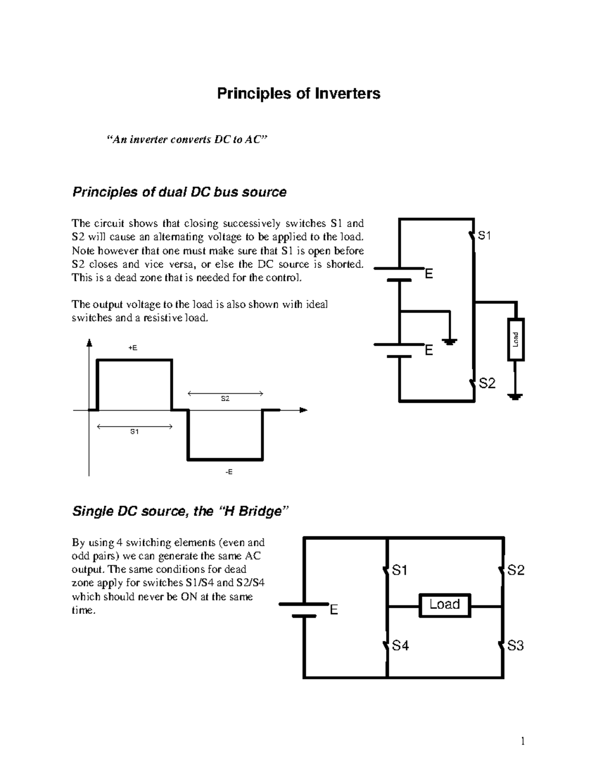 4- Principle of Inverters-Updated - Principles of Inverters “An ...