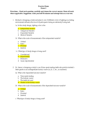 [Solved] Identify in which section of a lab report the following ...