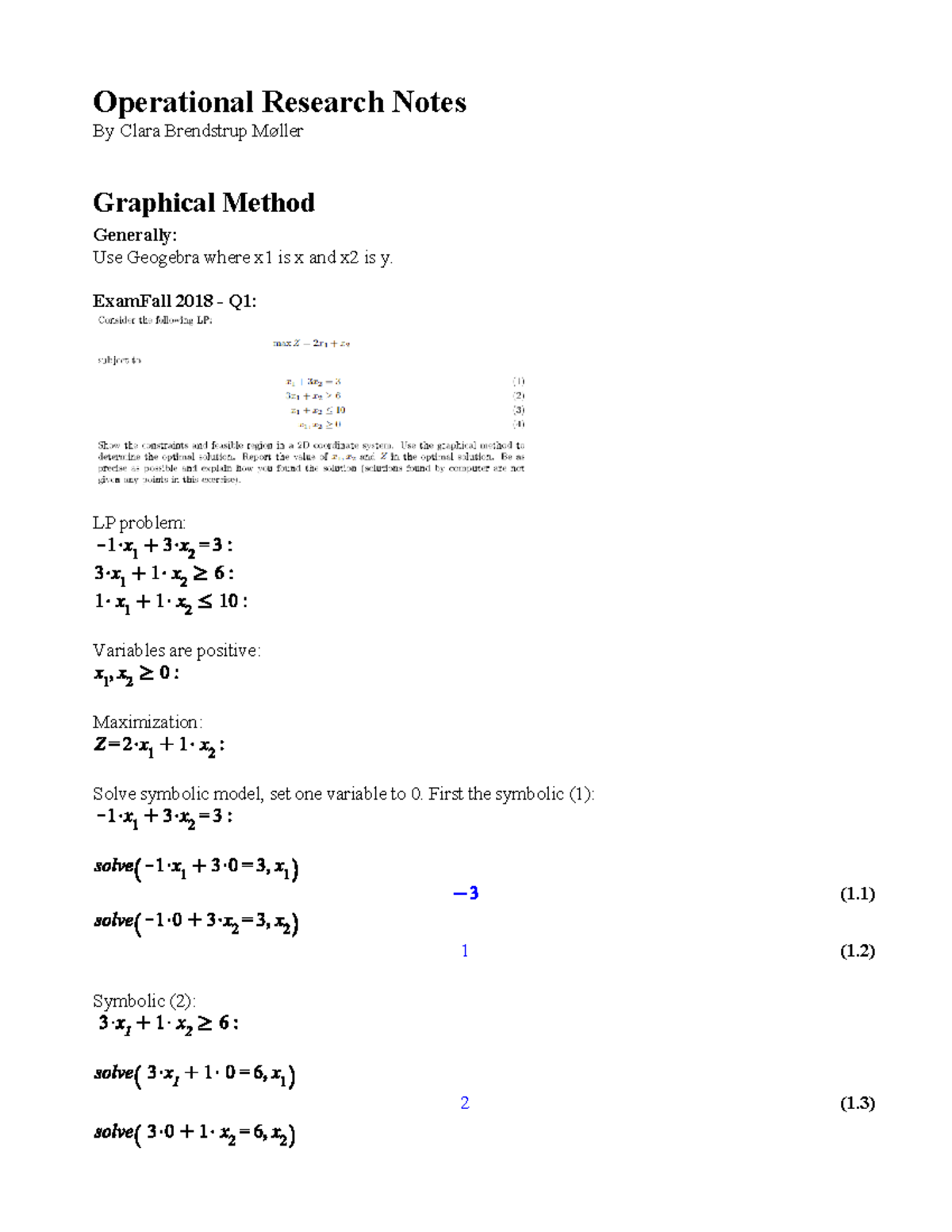Operational Reasearch Notes (Maple) - (1)(1) (1)(1) (1)(1) Operational ...