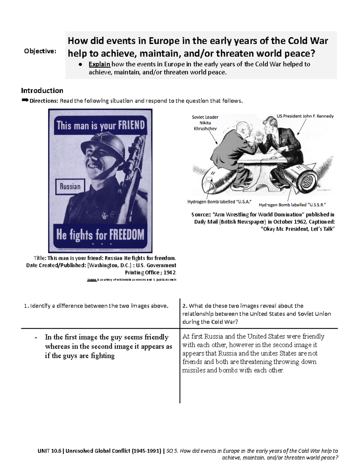 Kayla Lin - 3-17 - AP world history notes from class - Objective: How ...