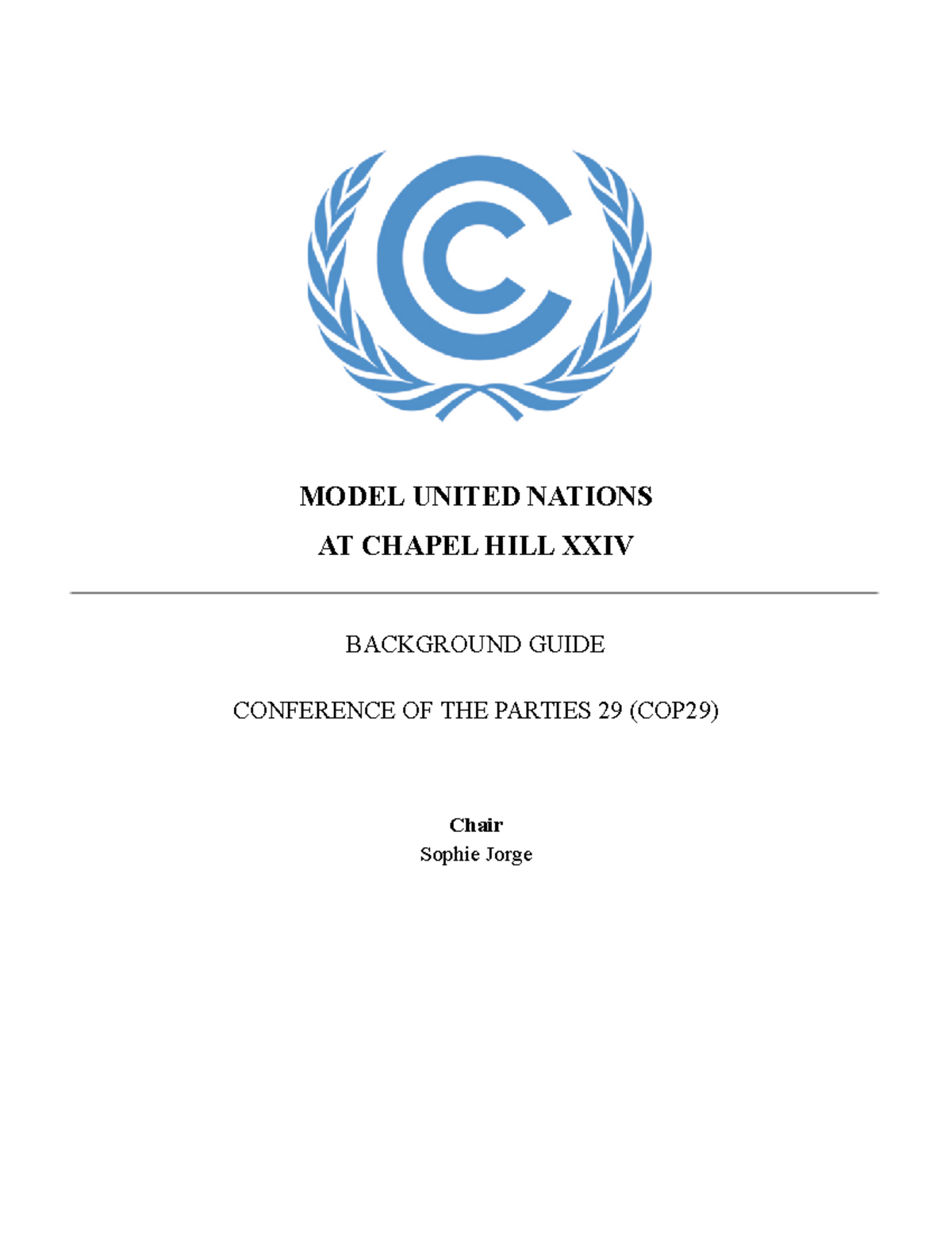 COP29+Background+Guide+-+ Munchxxiv - MODEL UNITED NATIONS AT CHAPEL ...