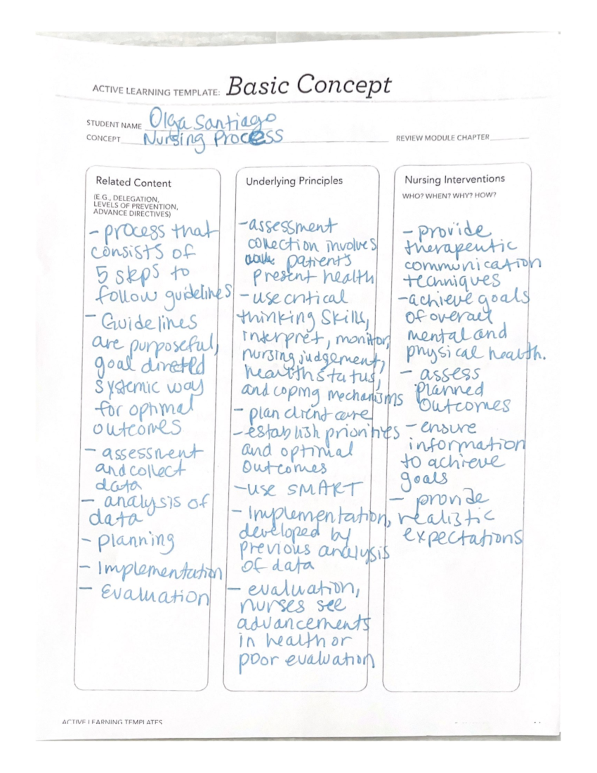 Active Learning Template - NR224 - Studocu