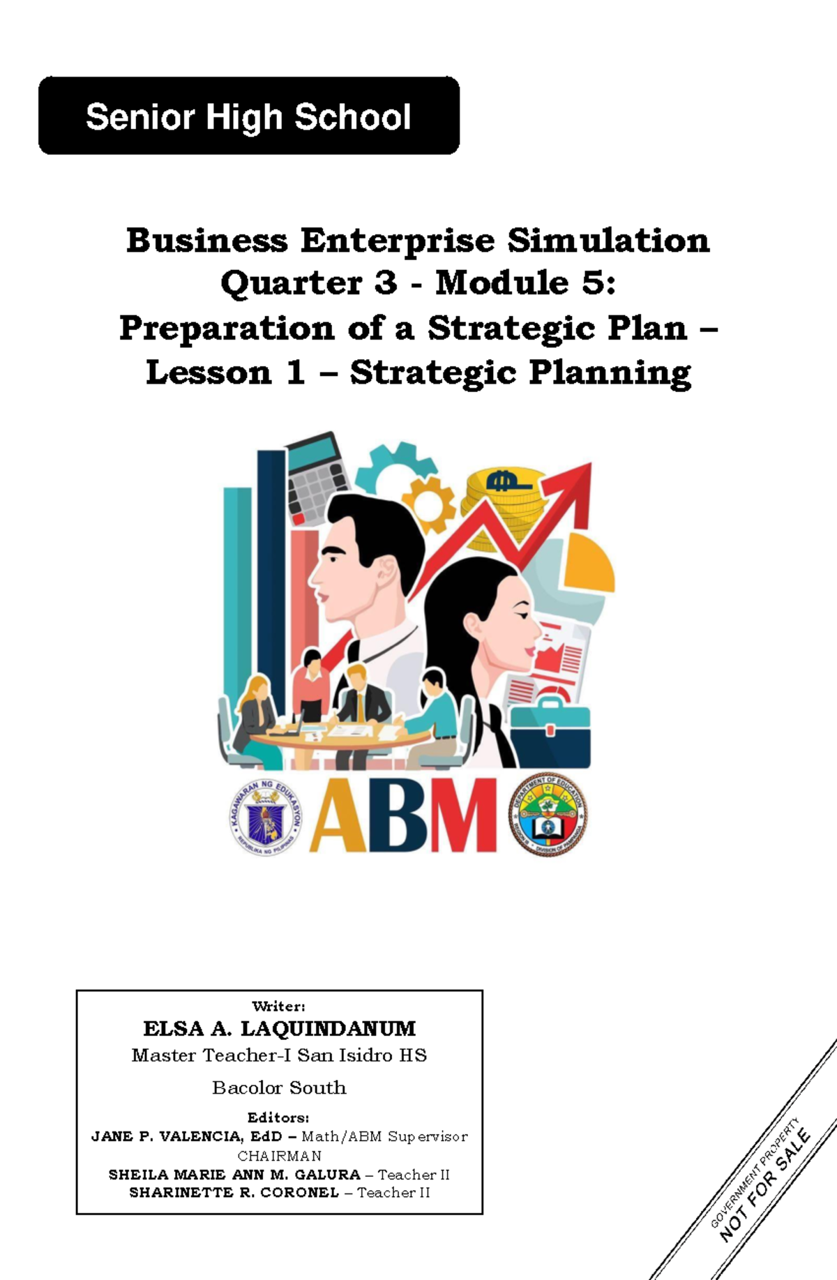 Pdfcoffee - Module - Business Enterprise Simulation Quarter 3 - Module 5: Preparation of a ...