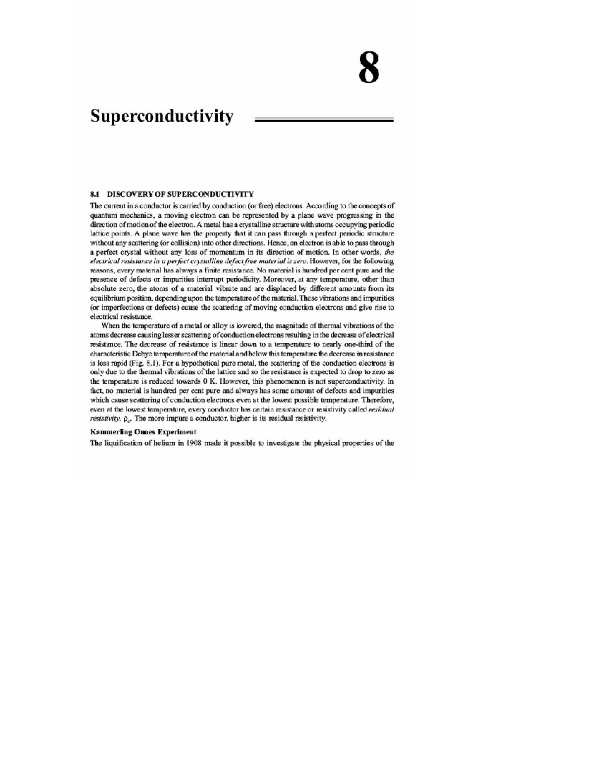 Applied physics (2) 8- Superconductivity - Physics-II - Studocu