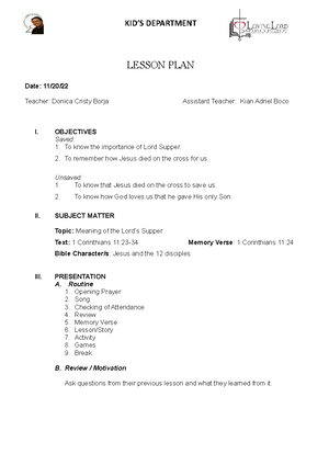 Group 11 Multigrade Lesson Plan ESP - MULTIGRADE DAILY LESSON PLAN ...