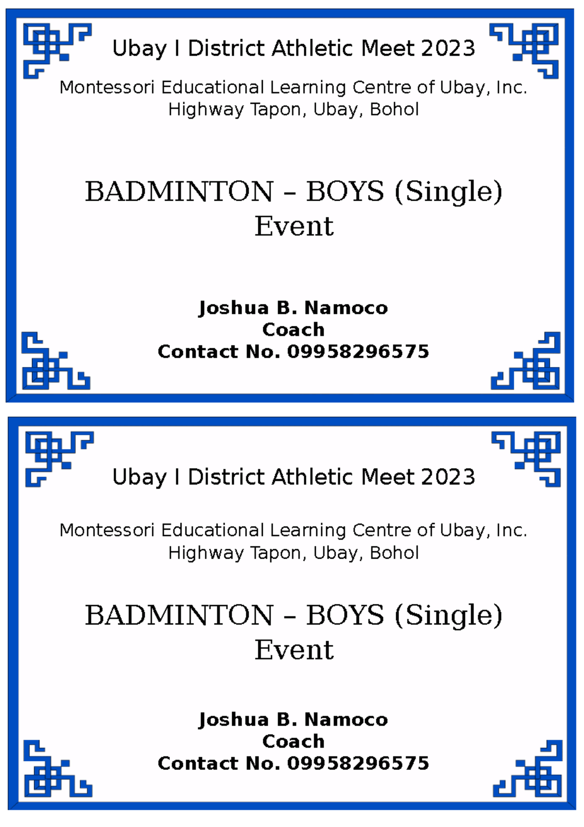 Cover-PAGE MEET-2023 - notes - Montessori Educational Learning Centre ...