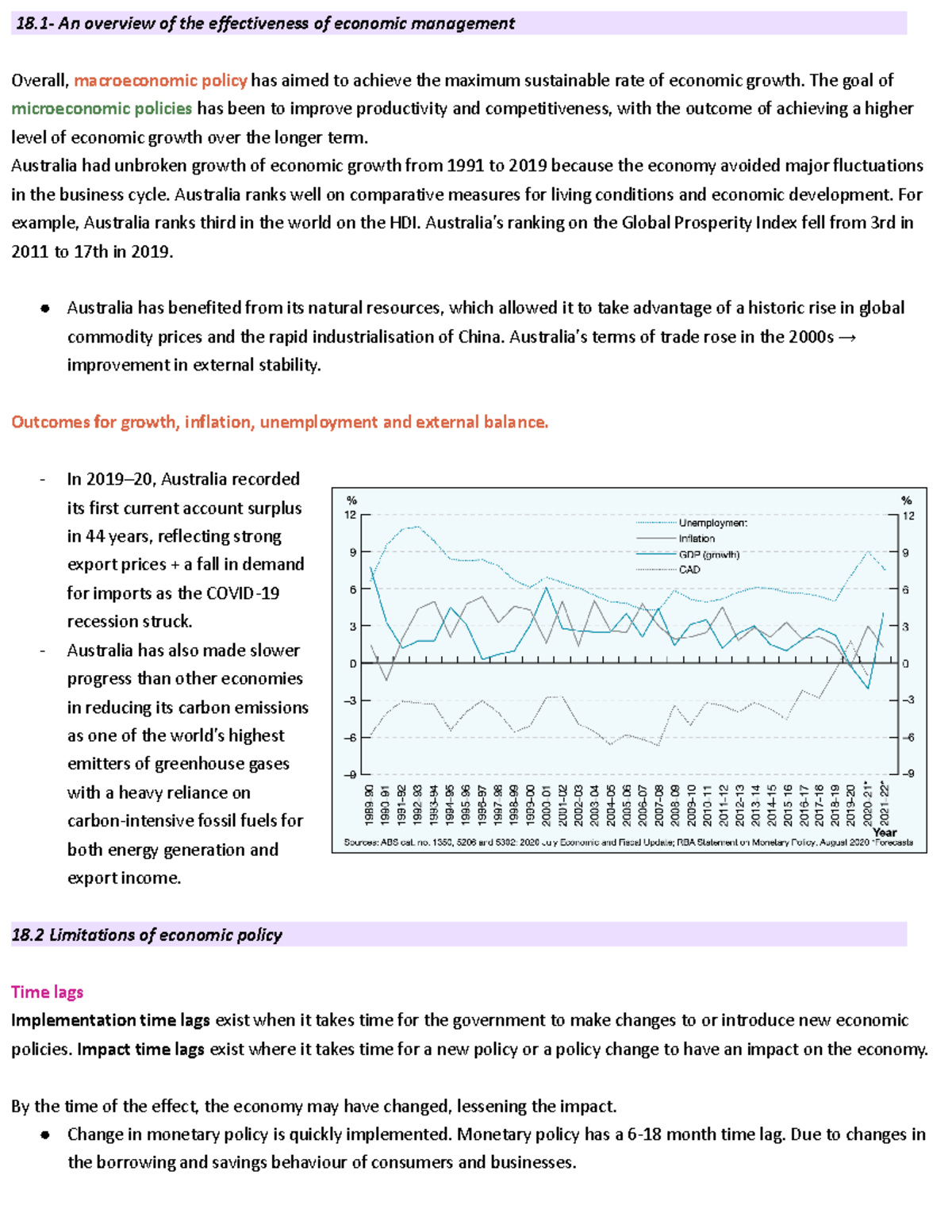 Effectiveness and Limitations of Economic Policy- Topic 4 - 18- An ...