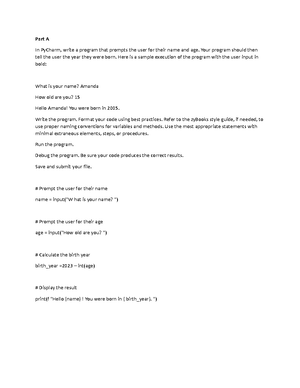 [Solved] For this project you will be developing a PY file that contains - Introduction to ...