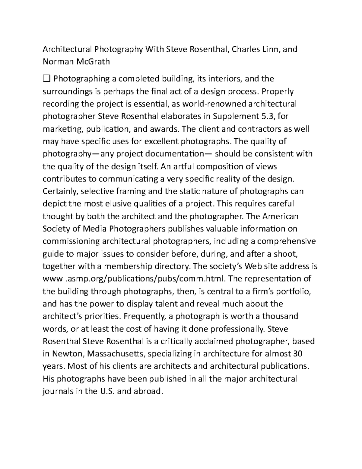 AR 30 - Lecture notes 3-7 - Architectural Design 1 - TIP - Studocu