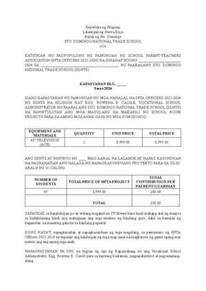 badac rehabilitation - Republic of the Philippines Province of Nueva ...