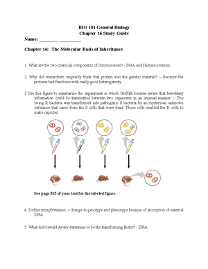 BIO-181 - GCU - General Biology I - Studocu