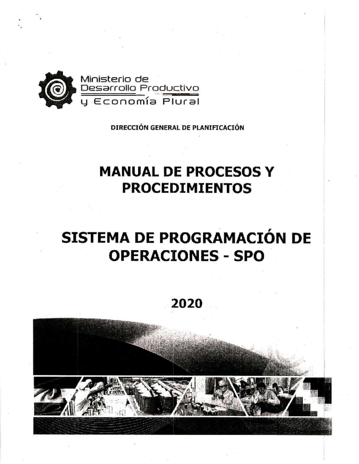 Reglamento SPO - Sistema de programación de operaciones - Ministerio de ...