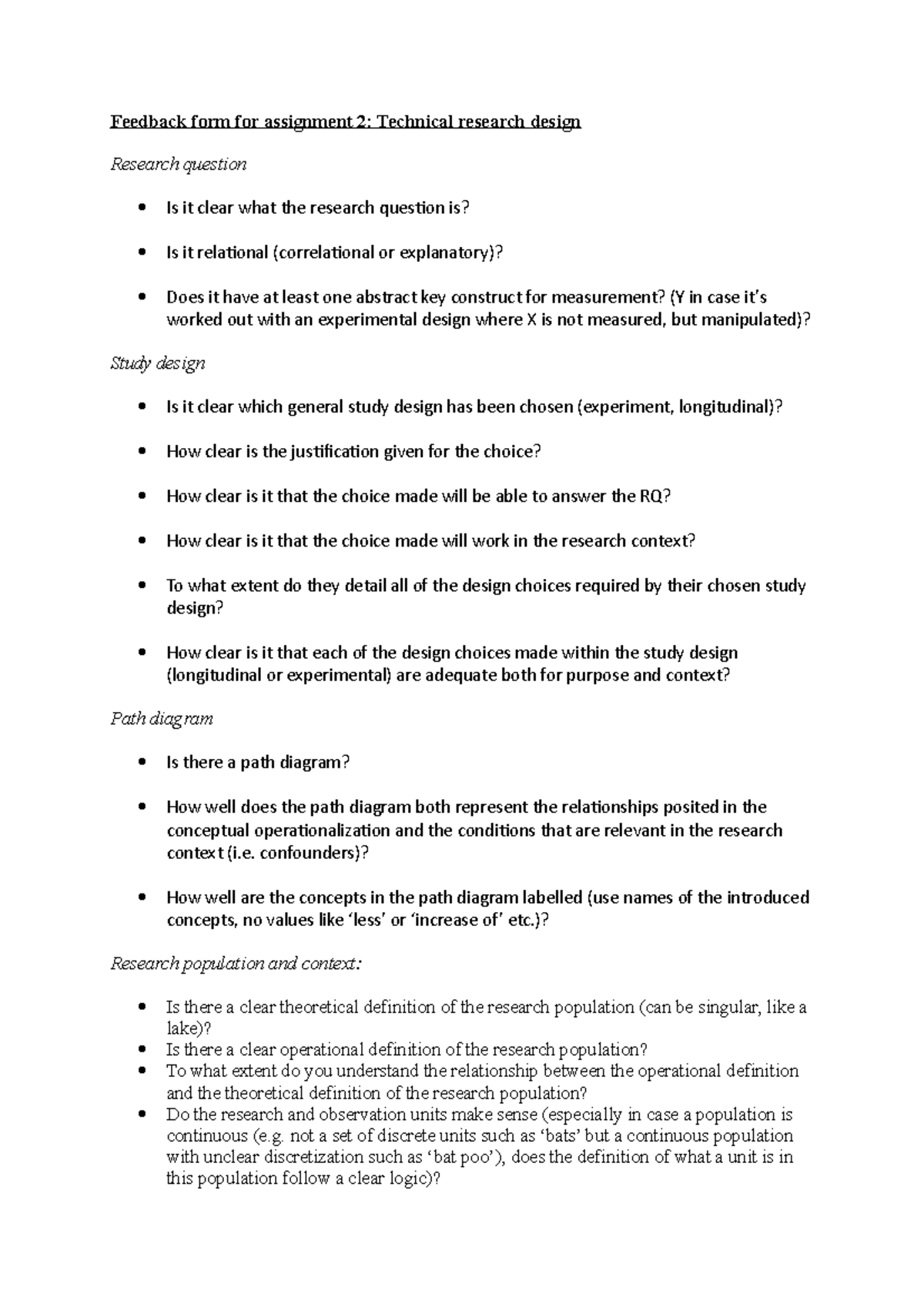 Assignment 2 Feedback Form Final Feedback Form For Assignment 2 assignment-2-feedback-form-final-feedback-form-for-assignment-2