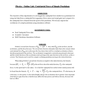 Lab #1 - Tumble Buggy - phys111 - Tumble Buggy Lab Objec0ve: Understand ...