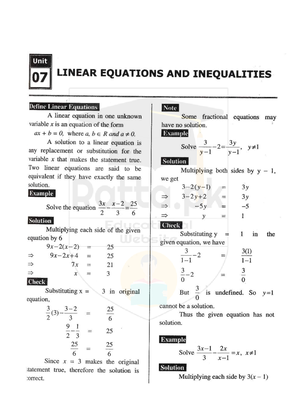 Math (12)Mathematics on metric system for 9th graders - Algebraic ...