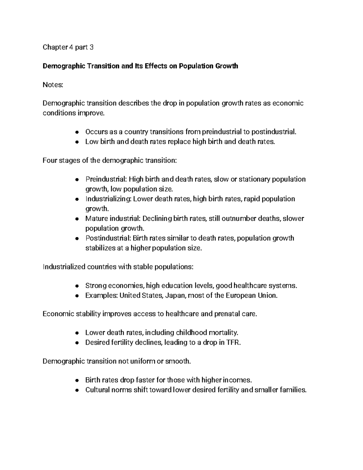 Enviromental Science 1021 Chapter 4 part 3 - Chapter 4 part 3 ...