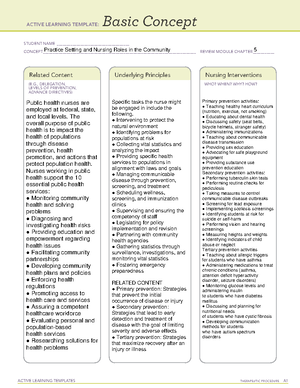 Grief, Loss, and Palliative Care - NURS 430 - ACTIVE LEARNING TEMPLATES ...
