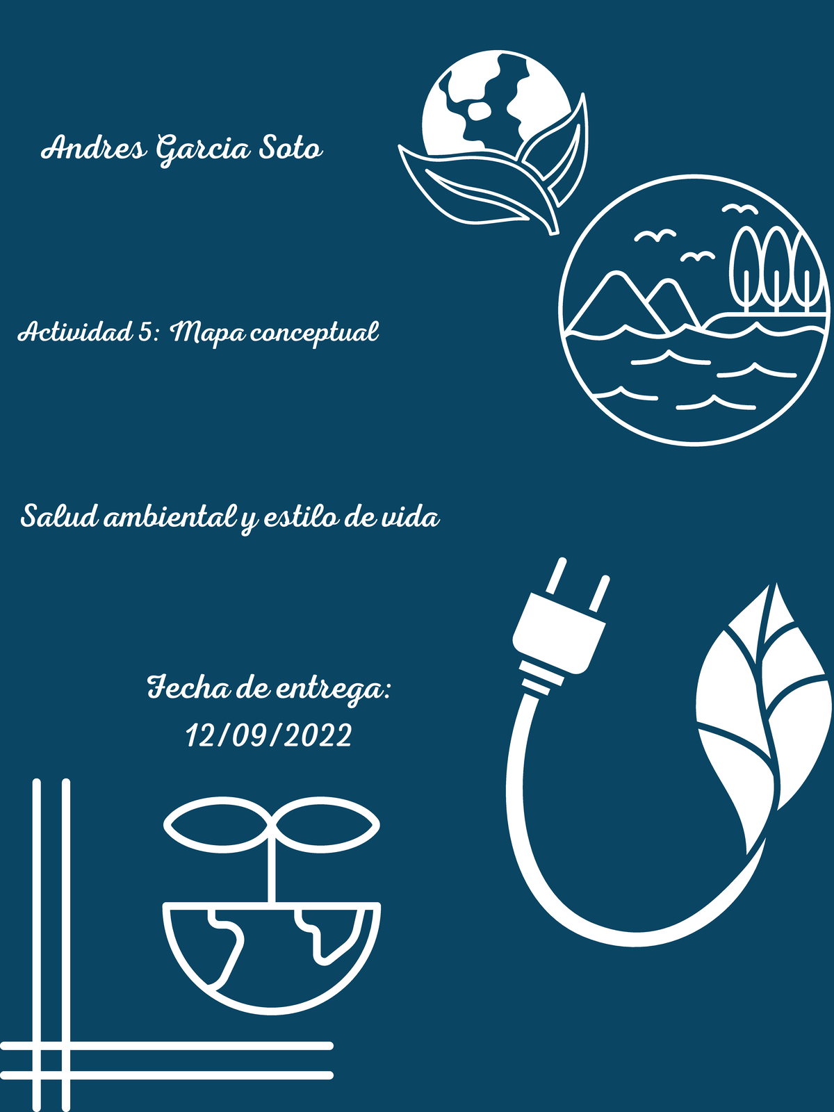 A5 salud ambiental y estilo de vida - Andres Garcia Soto Actividad 5: Mapa conceptual Salud ...