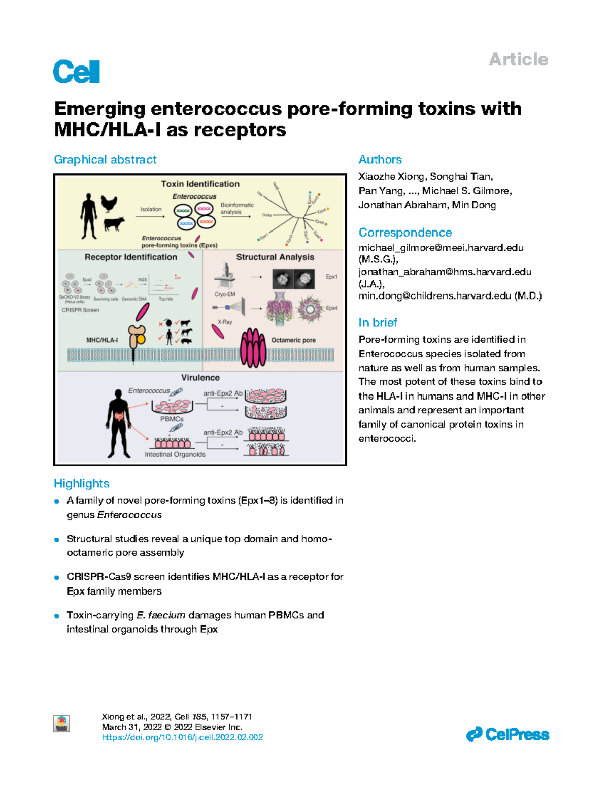 9 - Enterococcus-pore-forming-toxins - Article Emerging enterococcus ...