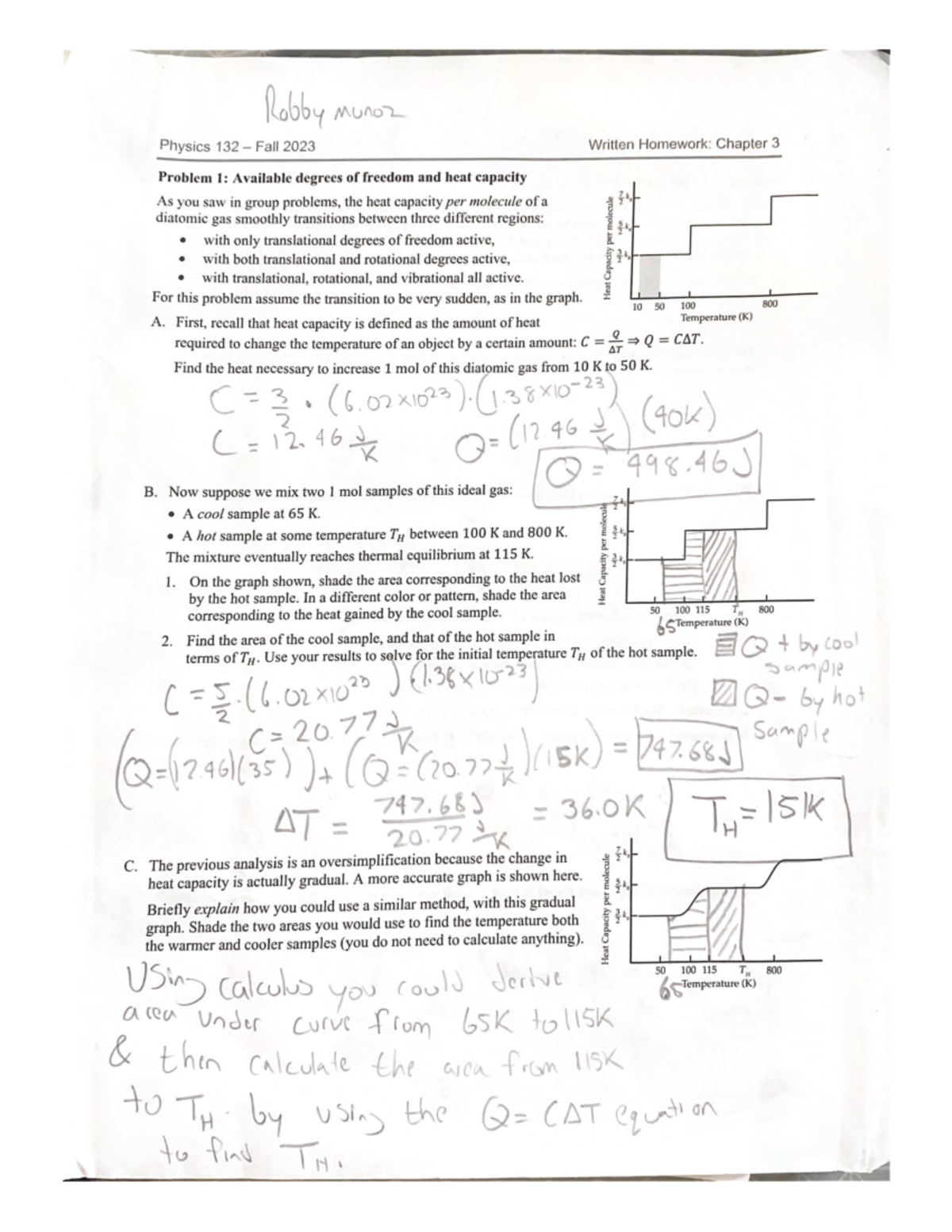 PHY132 Written HW 3 - homework - PHY 132 - Studocu
