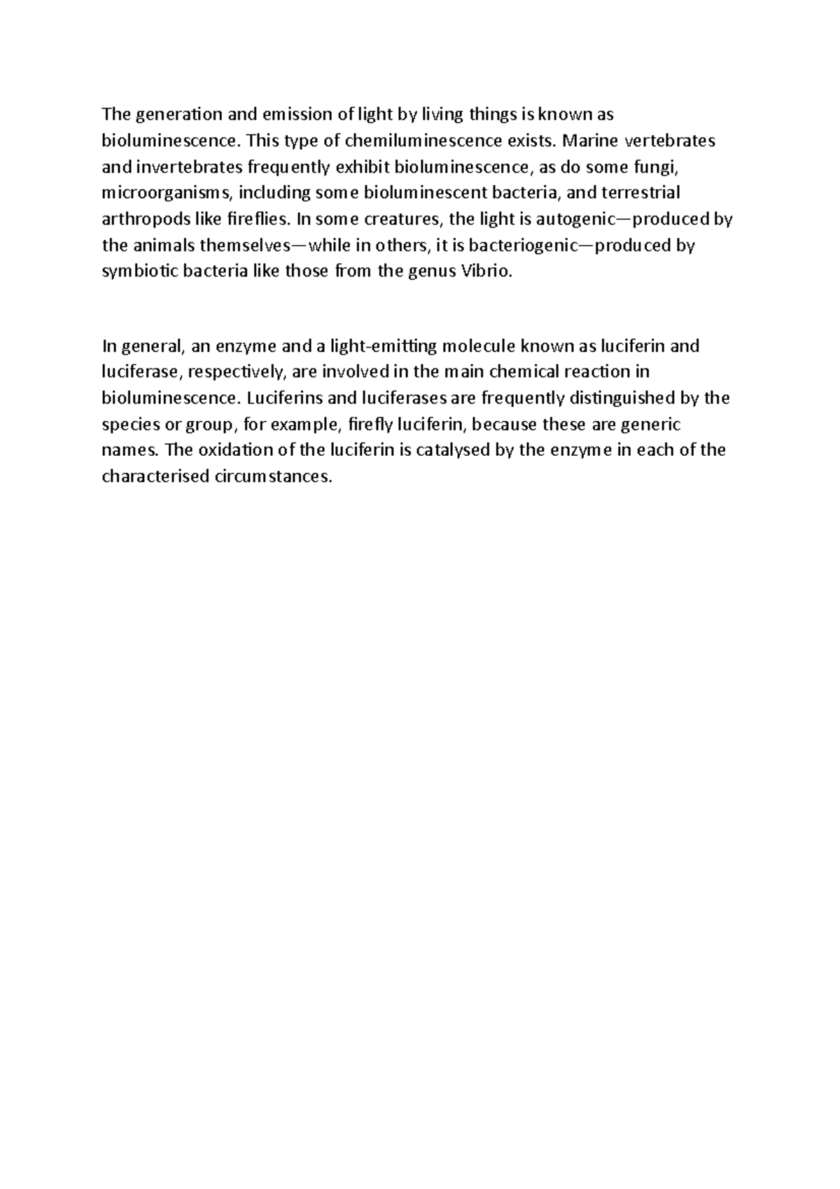 Biolumens 10 - Biotechnology - The generation and emission of light by ...