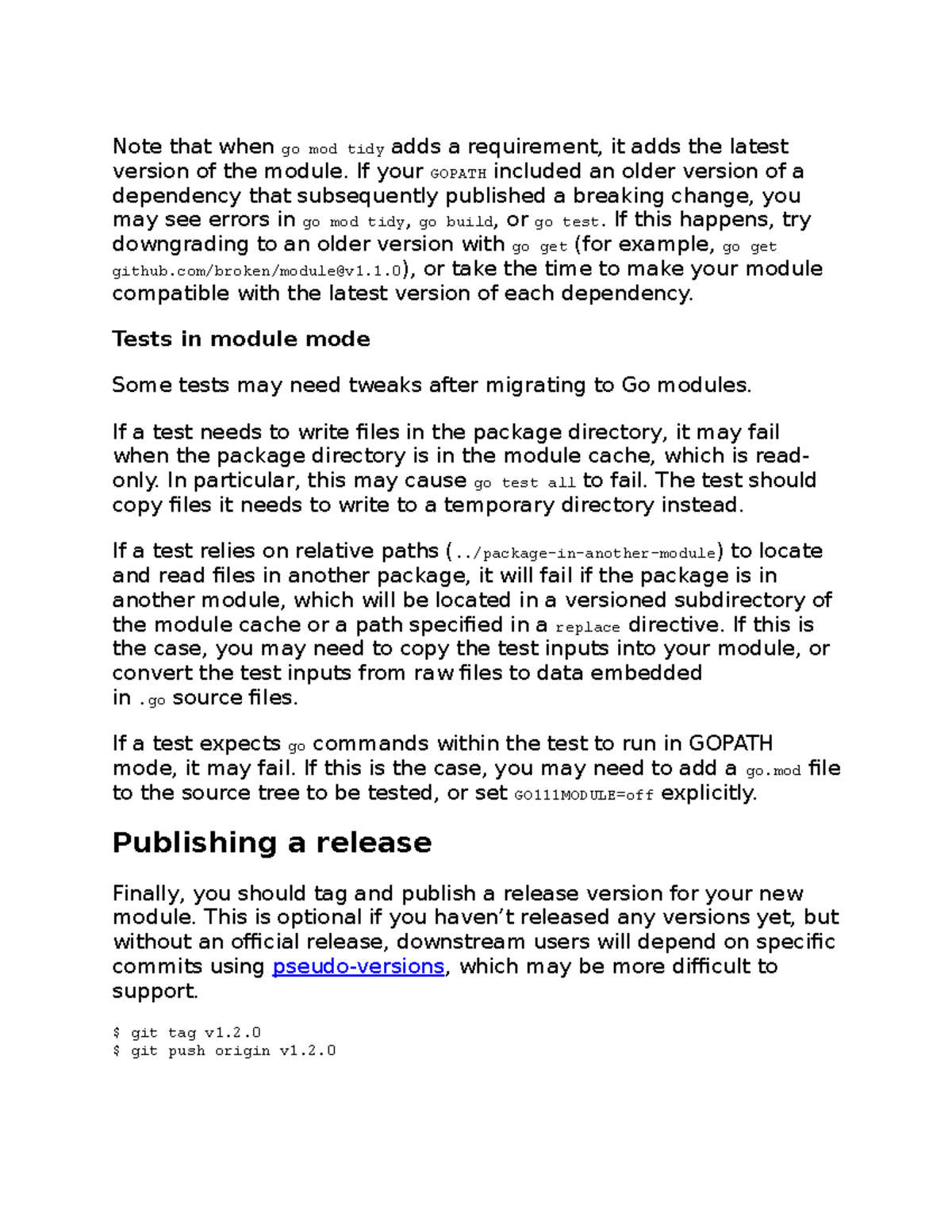 Note That When Computer Technology Essays Note That When Go Mod Tidy Adds A Requirement It