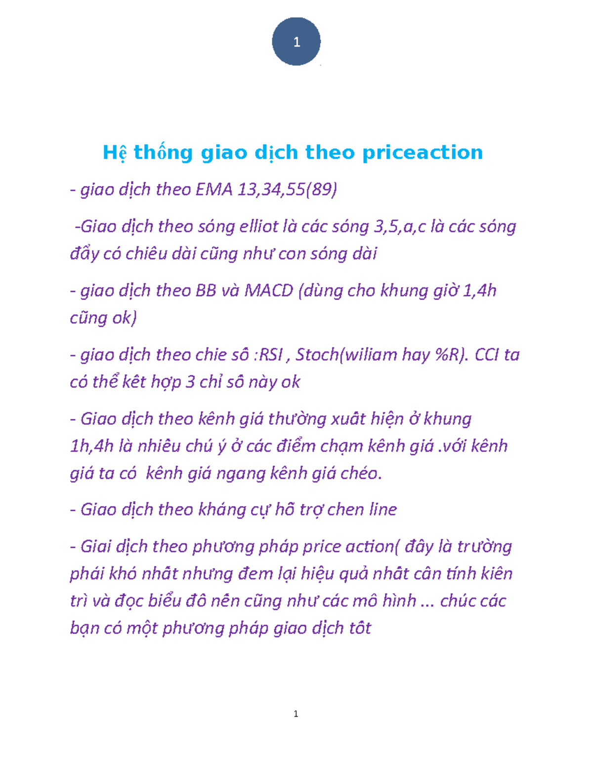 Chiến lược priceaction (tạm được) - Hệ thống giao dịch theo priceaction - giao d ch theo EMA ...