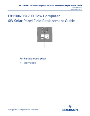 Fb1100 fb1200 flow computer battery field replacement guide en 1529296 ...