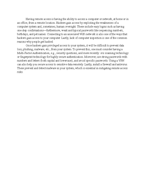 CYB 212 Week-4 Labs.docx - Lab 4: Networking Fundamentals Lab – “Remote Access – RDP” In this ...