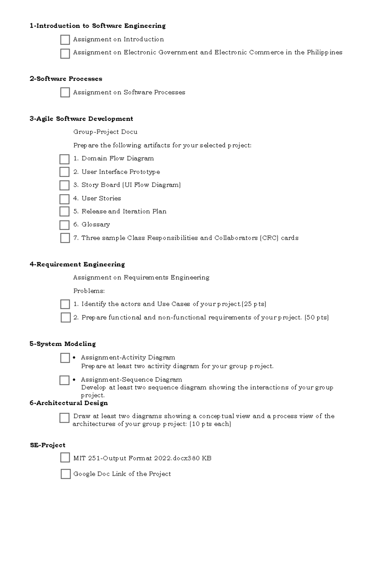 MIT251- Group TASK2 - /LECTURE NOTES - 1-Introduction to Software ...