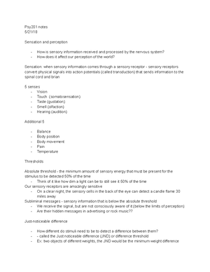 Biology and Behavior Handout rev - Biology and Behavior Handout ...