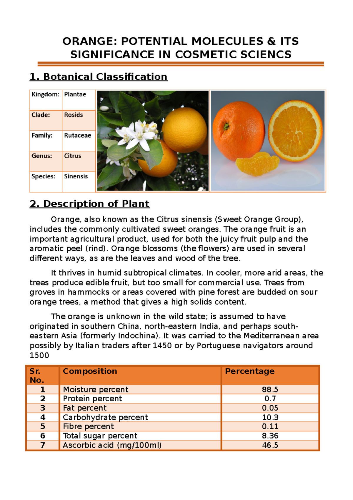 Orange sgt OP - Copy - nice - ORANGE: POTENTIAL MOLECULES & ITS ...