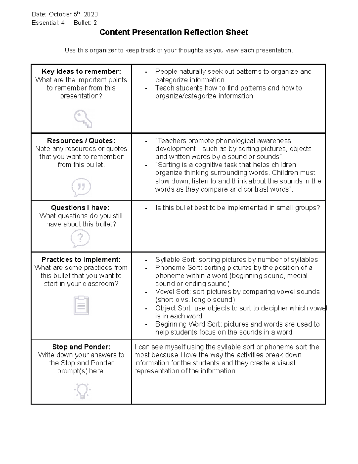 Essential 4- Bullet 2 - These are notes following an online tutorial ...