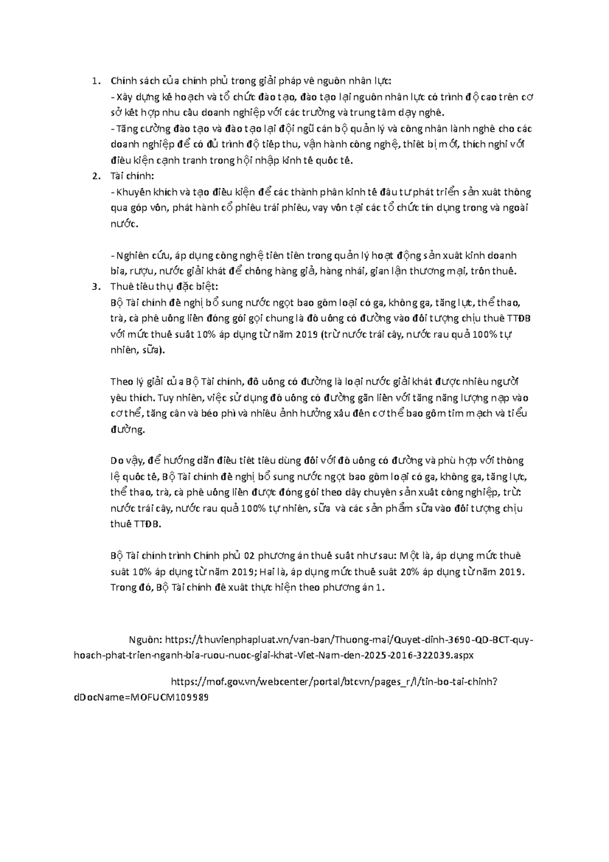 Chính sách của chính phủ trong giải pháp - Chính sách c ủa chính ph ủ trong gi ải pháp vềề ...