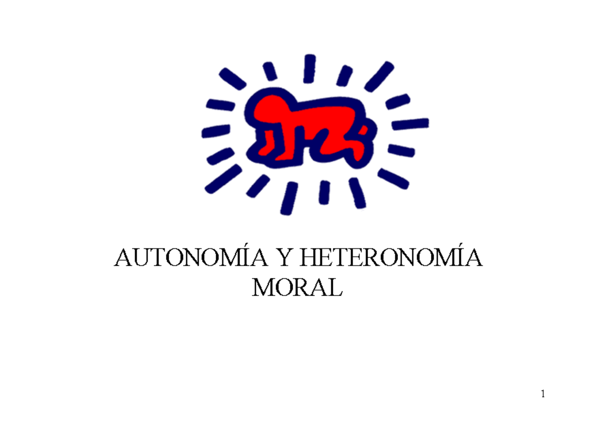 Autonomia- Heteronomia - 1 AUTONOMÍA Y HETERONOMÍA MORAL 1.- El nomos ...