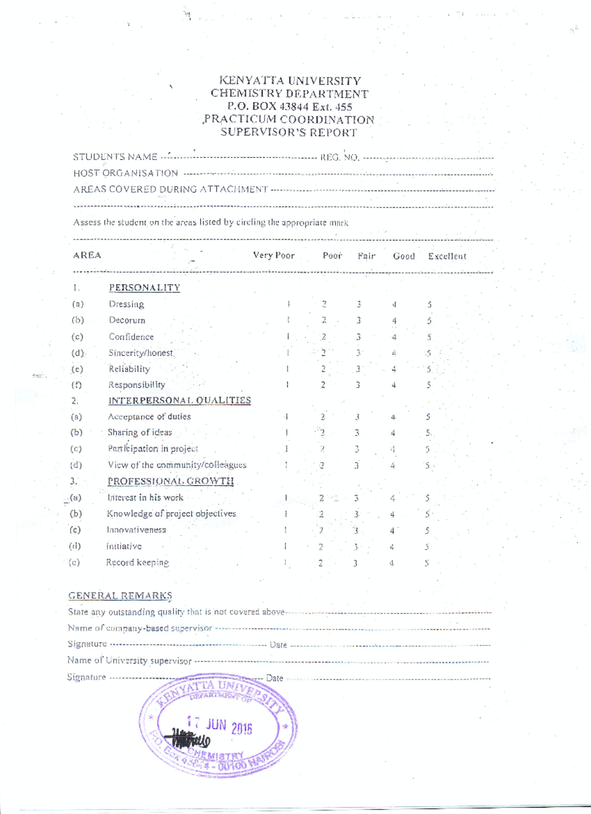 Supervisor's Report - BBA 300 - English Grammar and Usage II - Studocu
