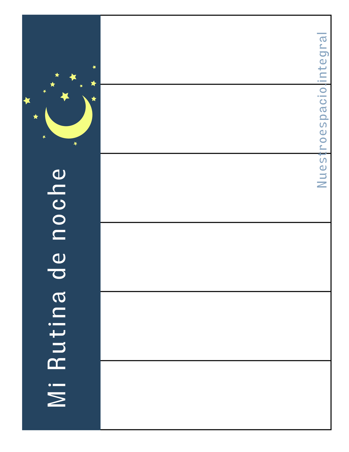 Rutina Y Anticipación - Mi Rutina de noche Nuestroespacio FOTO AQUI ...