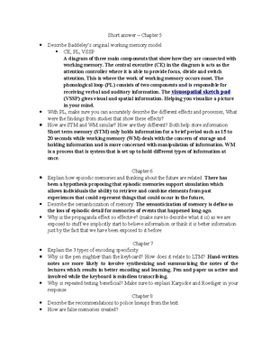 Encoding Specificity Coglab - PSY 4393 - UCO - Studocu