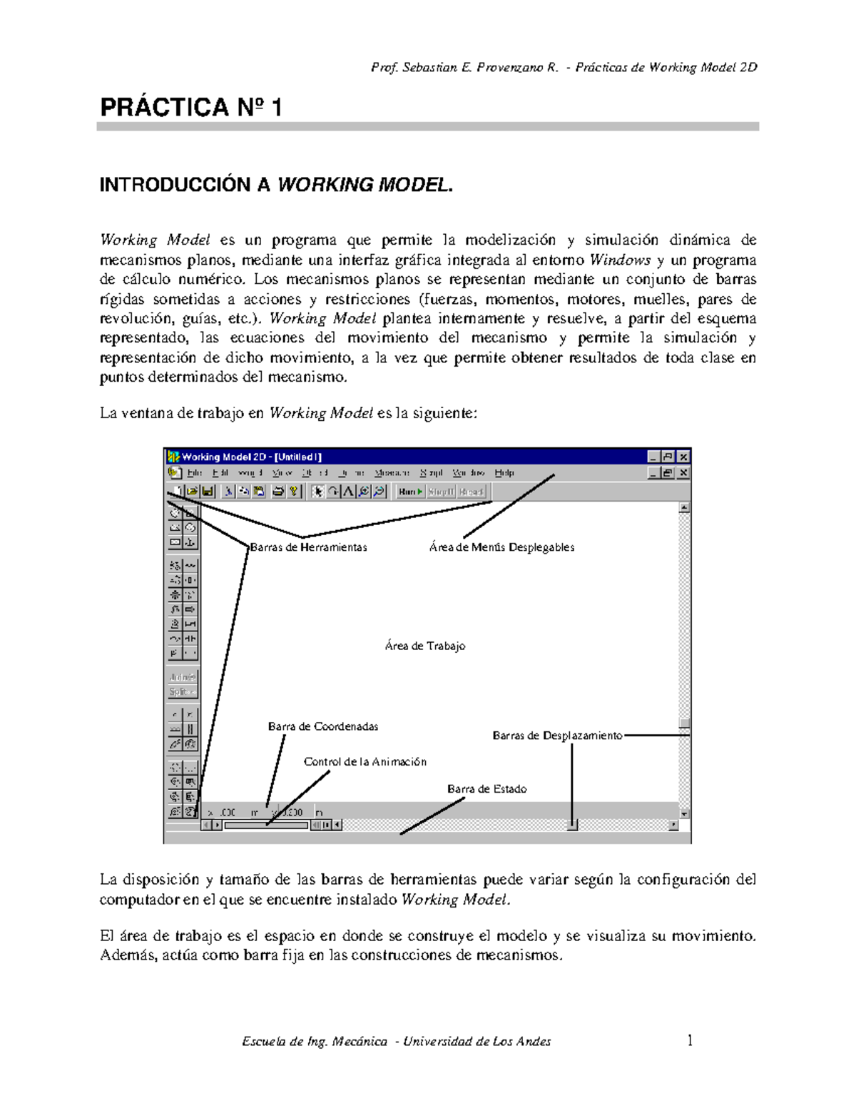 Guia de working model 2d - PRÁCTICA Nº 1 INTRODUCCIÓN A WORKING MODEL ...