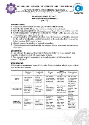 NLOA- Notes Batch-2 - board exam review - NLOA 1 A5 Maintaining Safety ...