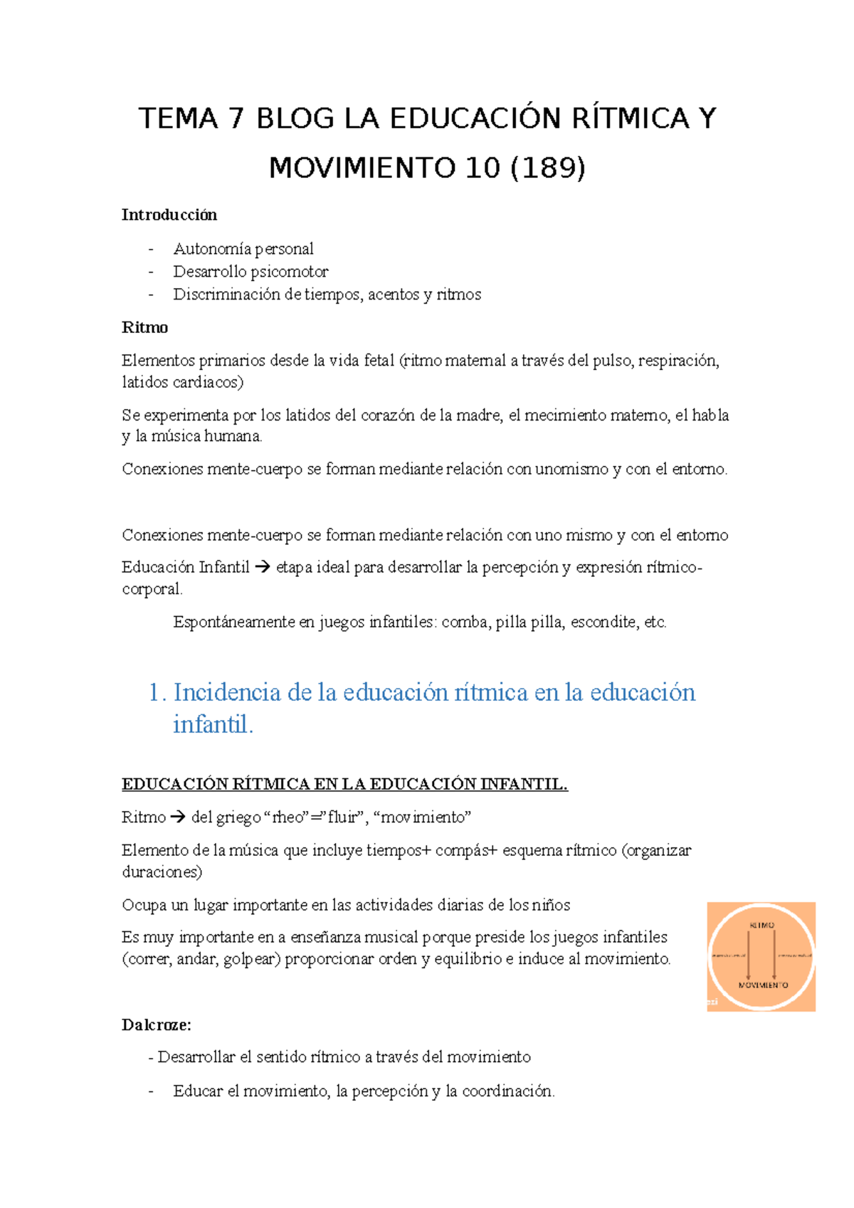 TEMA 7 BLOG Educación Rítmica Y Movimiento - TEMA 7 BLOG LA EDUCACIÓN ...