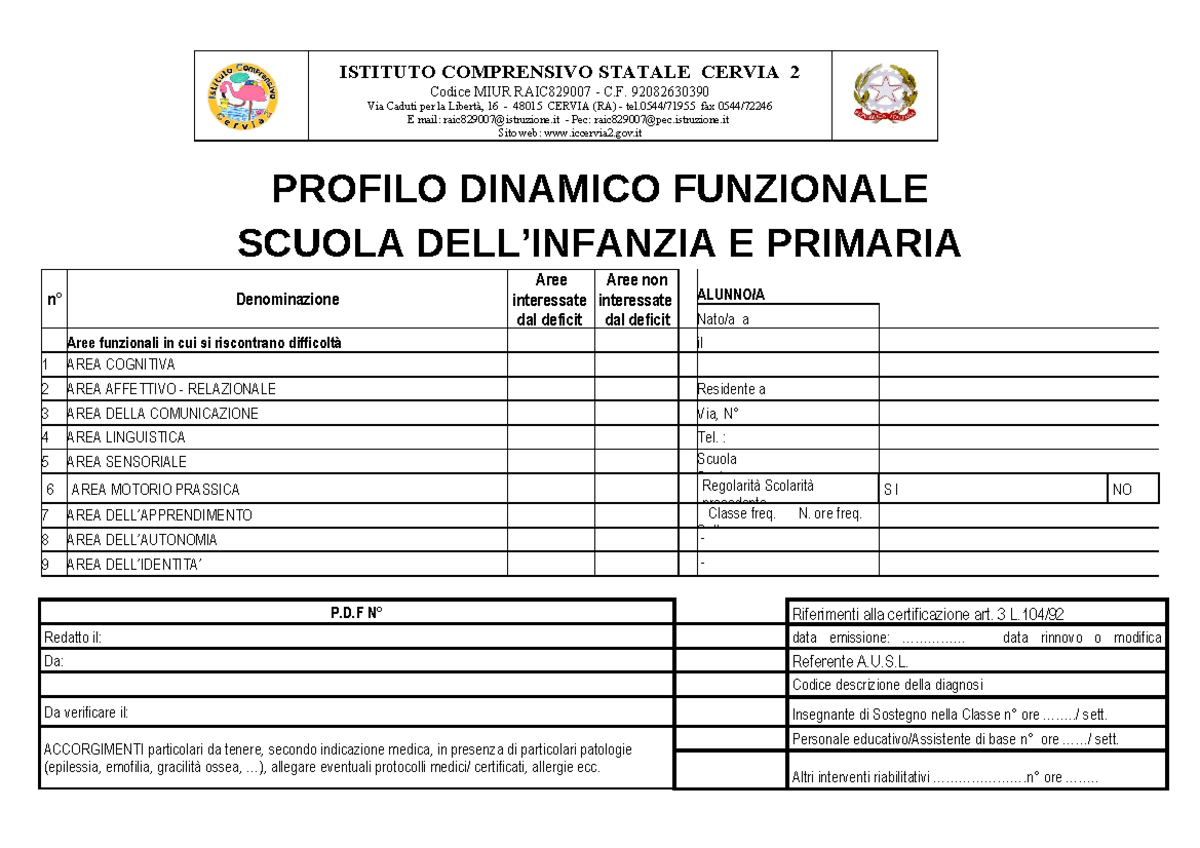 PDF infanz. primaria - Carino - ISTITUTO COMPRENSIVO STATALE CERVIA 2 ...