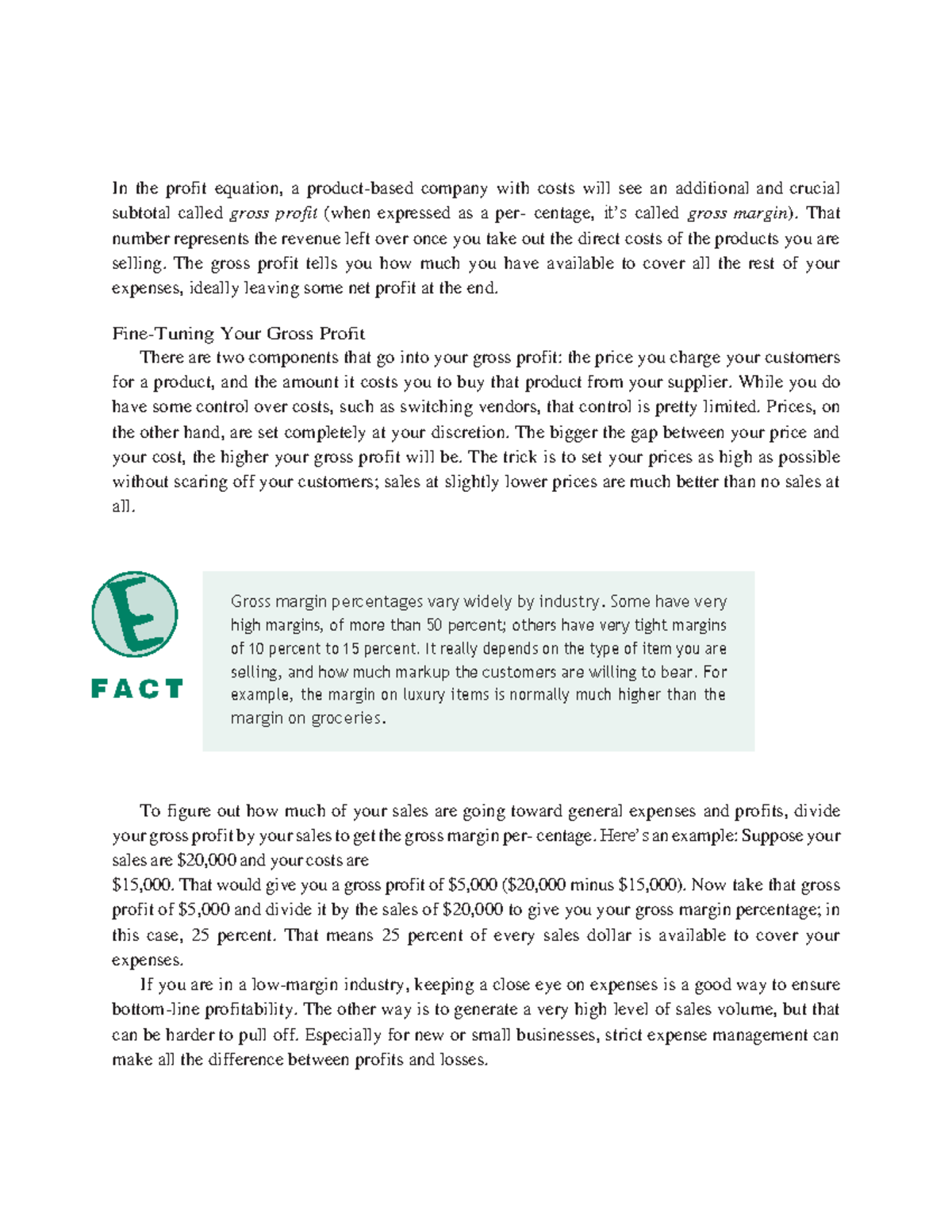 Costs and Expenses - In the profit equation, a product-based company ...