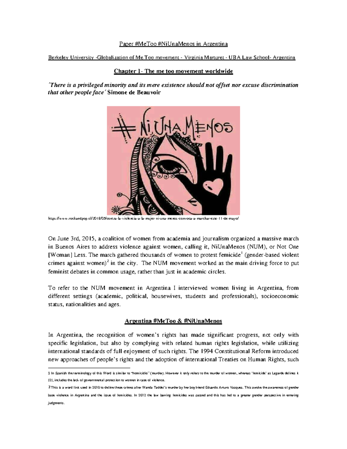 Me Too Book Marturet Argentina AN fv - Paper #MeToo #NiUnaMenos in ...
