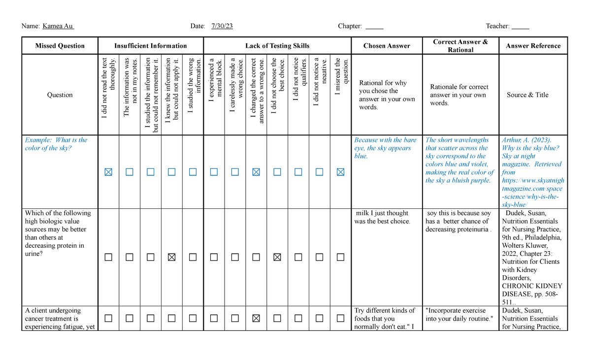 Mastery Quiz Review - Quiz - The information was not in my notes. I ...
