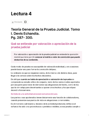 Pruebas - pasta - PRUEBAS 1 probatorio - Art CGP:Necesidad de la prueba Toda decisión judicial ...